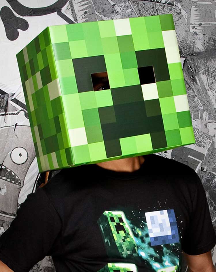 Minecraft Steve Head Costume