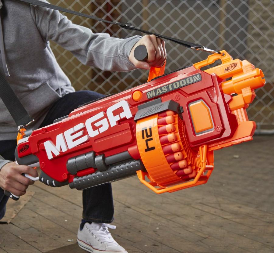 Nerf N Strike Mega Mastodon A Giant Nerf Machine Gun