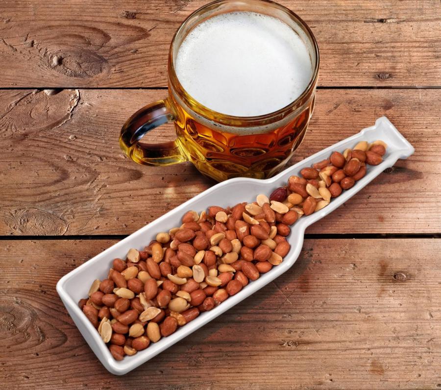 Beer Bottle Shaped Snack Bowl Beer Bottle Shaped Snack Bowl