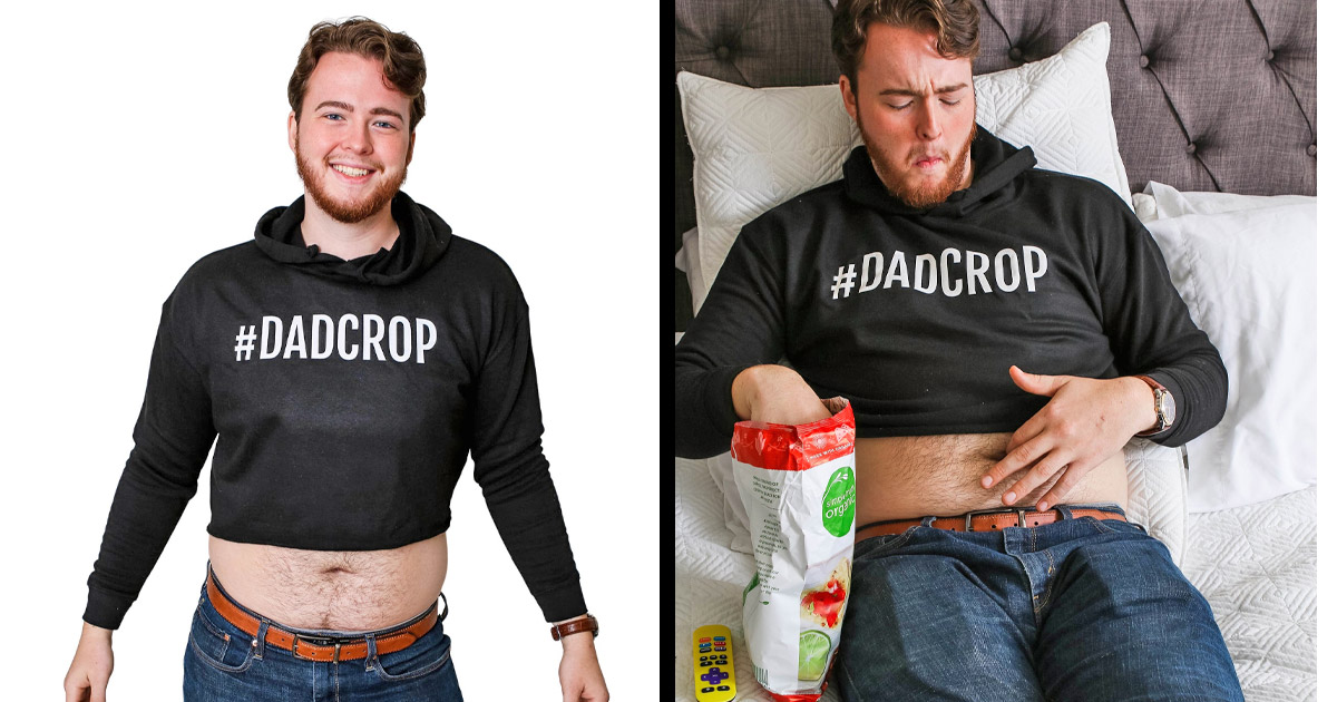 The Dad Crop Hoodie Is Here For Dad's Everywhere To Show Off Their ...