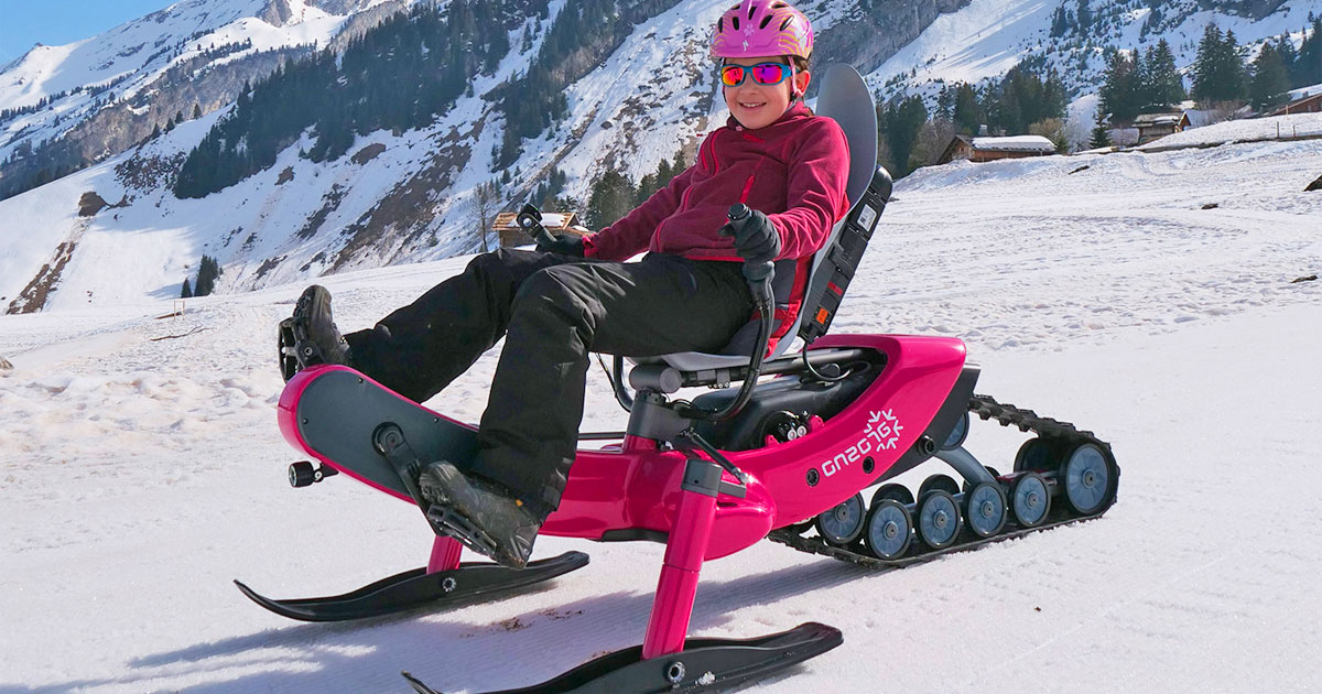 This Electric Assist Snow Bike Is Part Bicycle Part Snowmobile