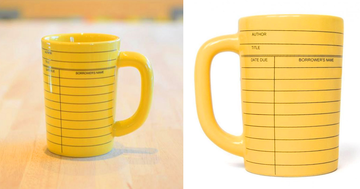 Library Card Coffee Mug