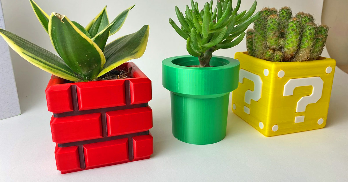These Mario Planters Will Power-Up Your Plant Game