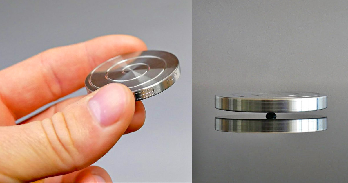 MezmoCoin Is an Mesmerizing Spinning Top That Spins For Over 12 Minutes
