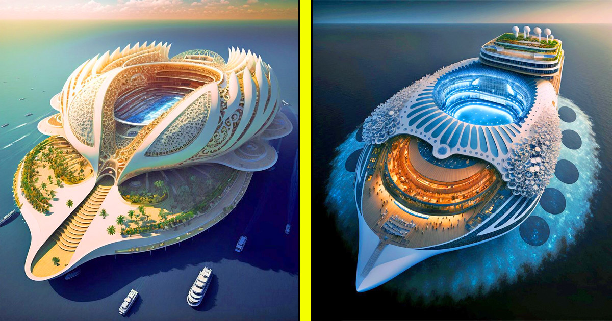 These Floating Sports Stadium Concepts Can Move To Wherever They're Needed