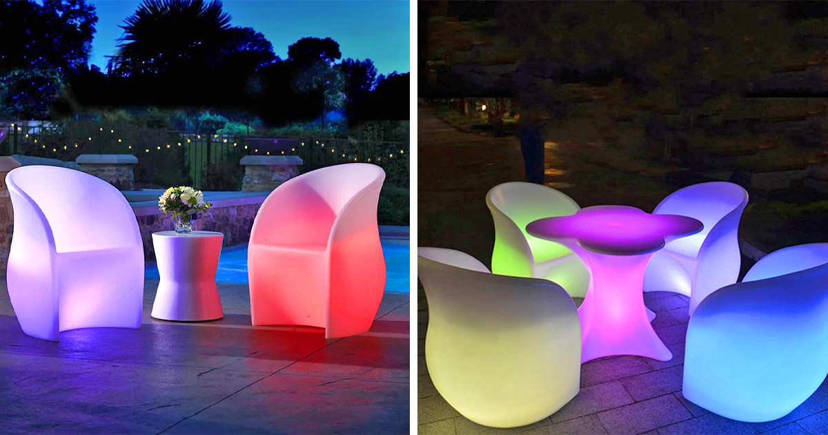 These Illuminating Outdoor Chairs Create The Ultimate Nighttime ... These Illuminating Outdoor Chairs Create The Ultimate Nighttime ...