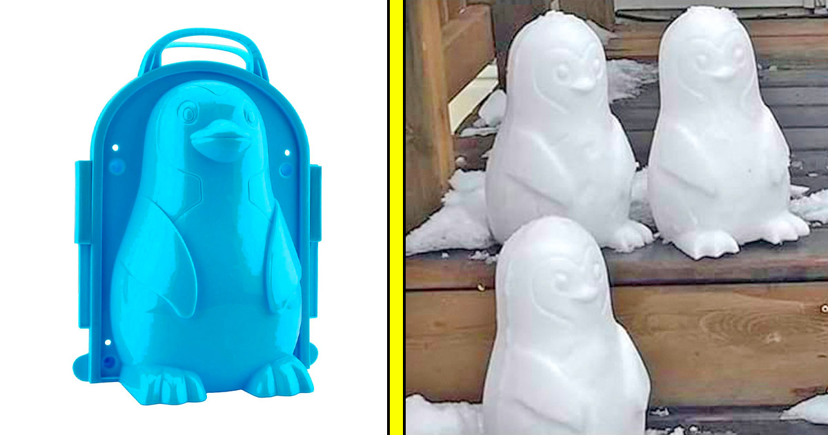 These Penguin Shaped Snow Molds Are The Perfect Winter Toy For Playing ...