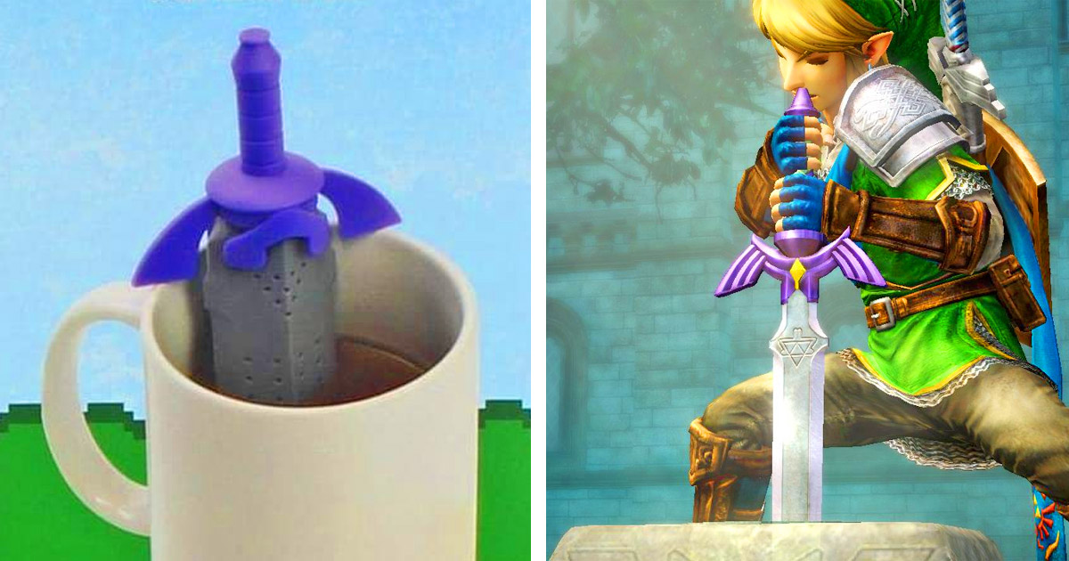 This Legend of Zelda Master Sword Silicone Tea Infuser Belongs In Every ...