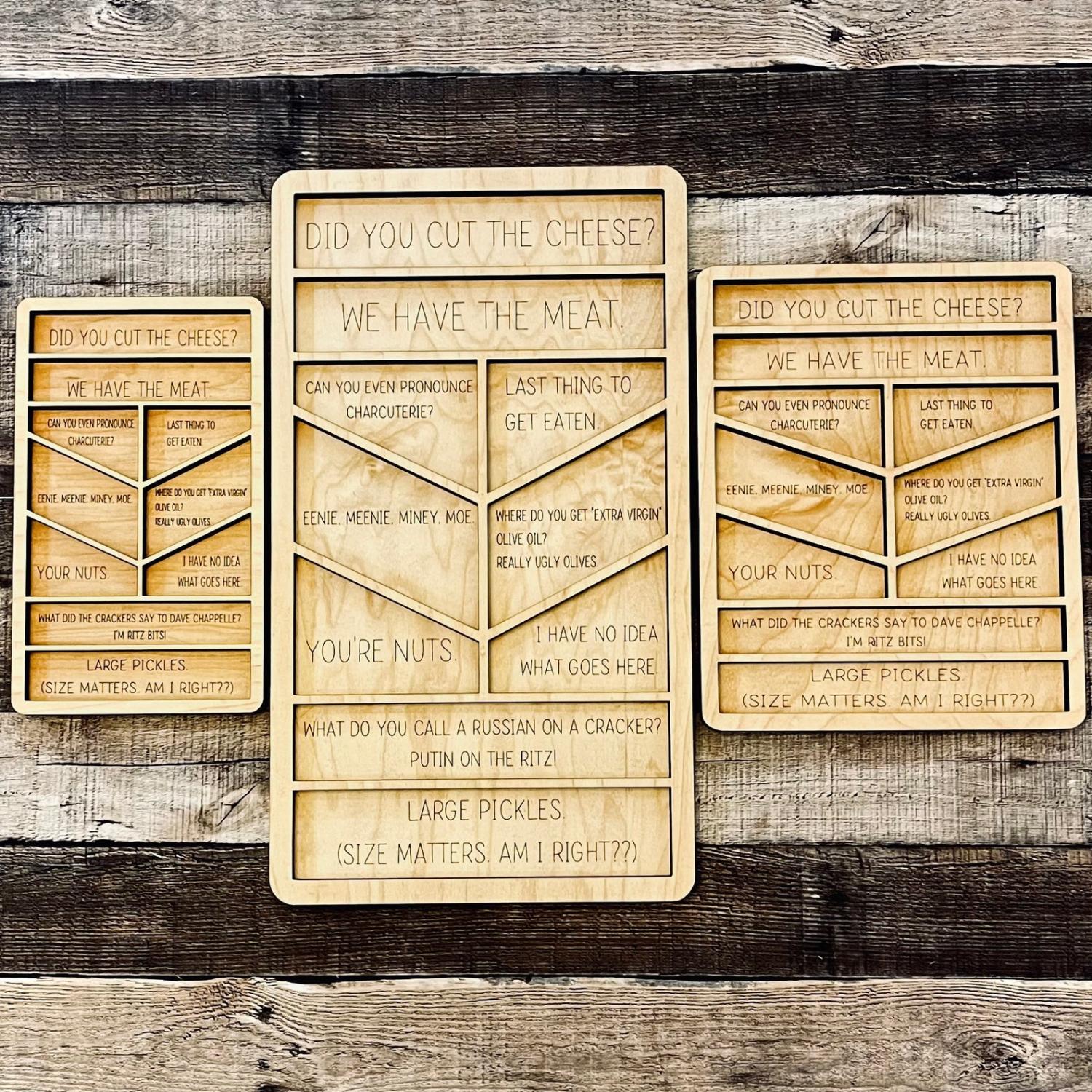 This Funny Snack Charcuterie Tray Has Hilarious Phrases Under Each Snack