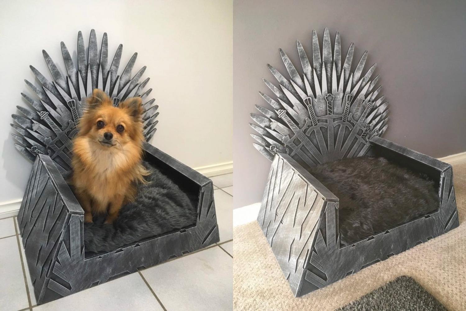 This DIY Iron Throne Cat Bed Is A Must For Game Of Thrones Lovers This DIY Iron Throne Cat Bed Is A Must For Game Of Thrones Lovers