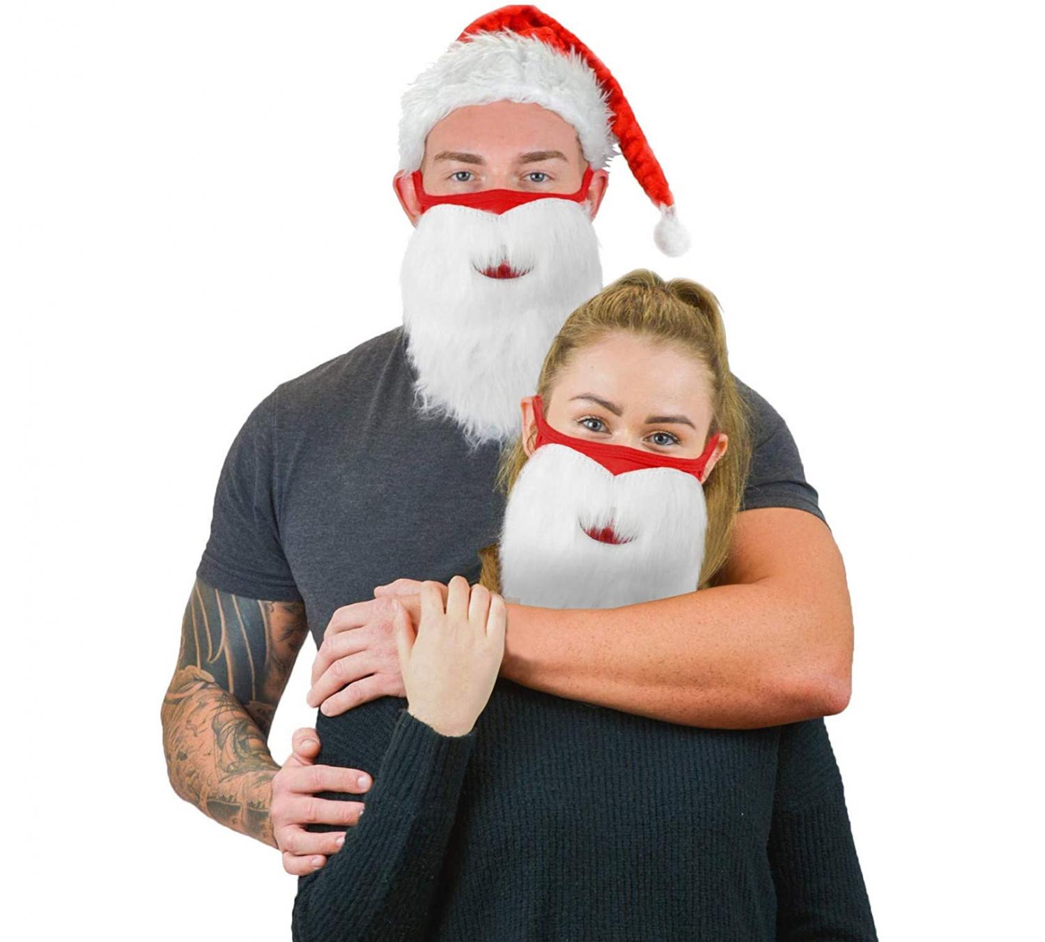 This Santa Beard Face Mask Is The Only Face Covering You Need For December
