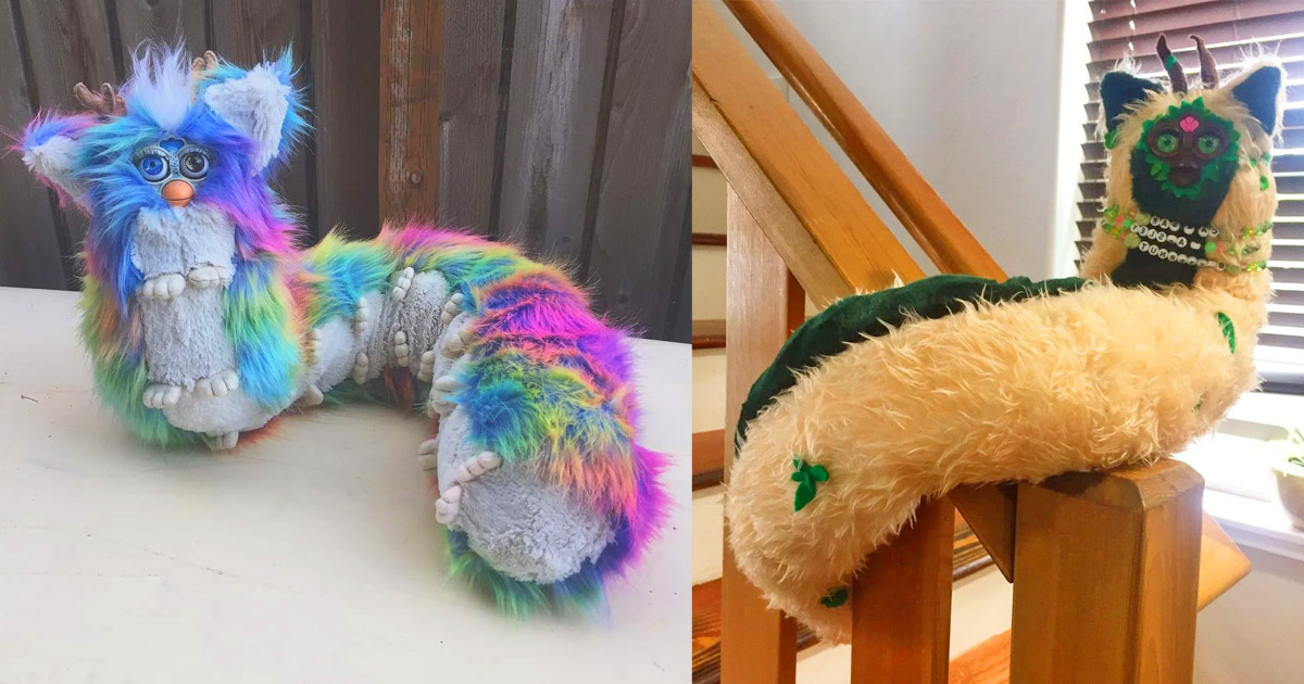 You Can Now Create Your Very Own Terrifyingly Disturbing Furby Centipede