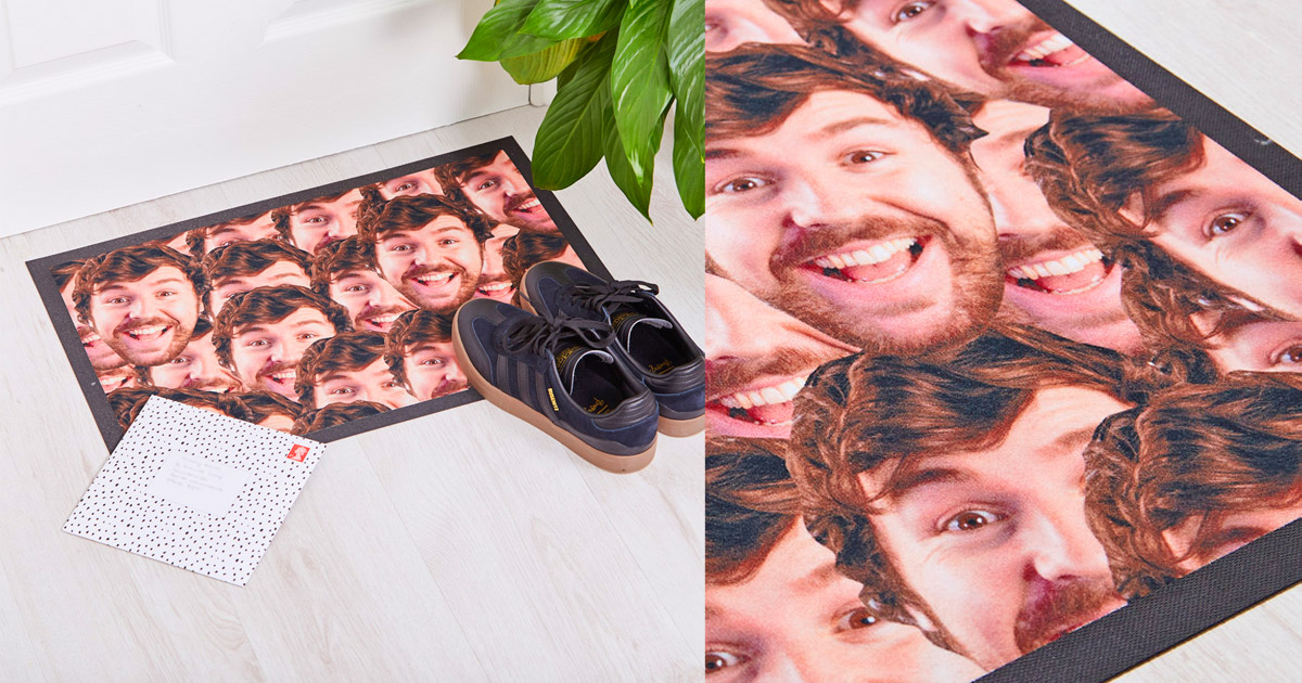Your Face Doormat Lets You Plaster You or Your Enemies Face On Your Doormat