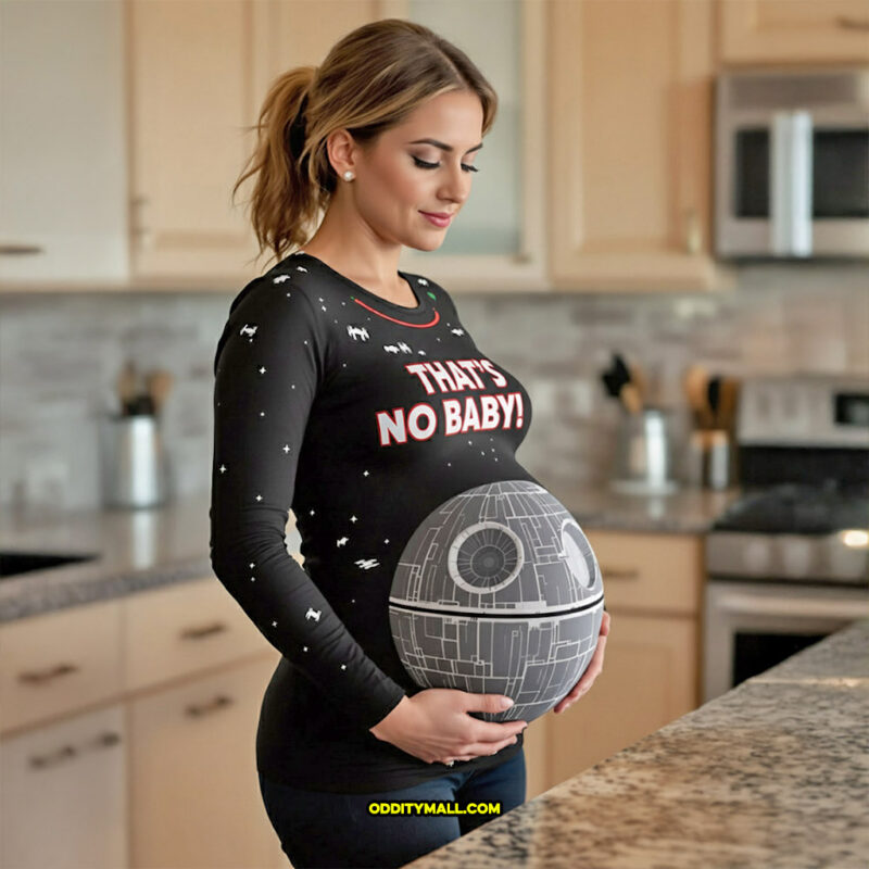 "That's No Baby" - Death Star Pregnancy Shirt