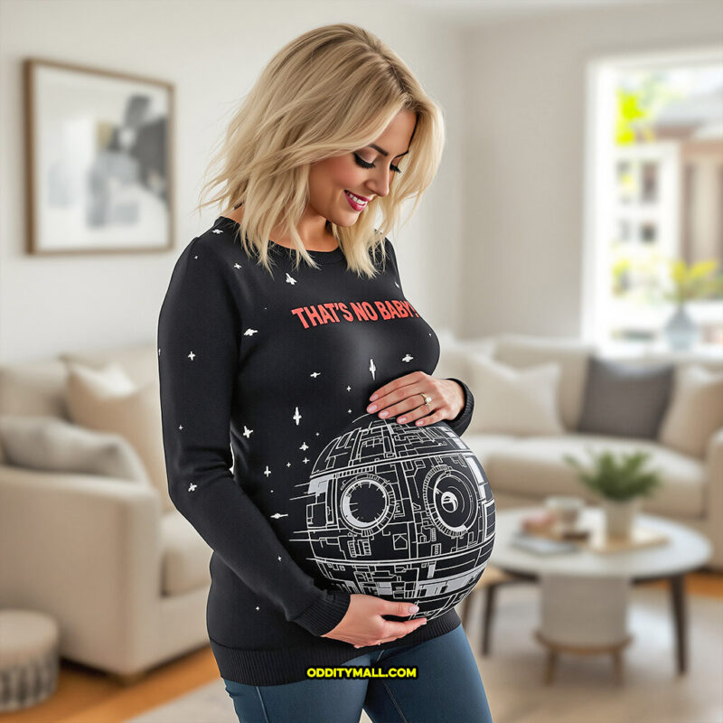 "That's No Baby" - Death Star Pregnancy Shirt
