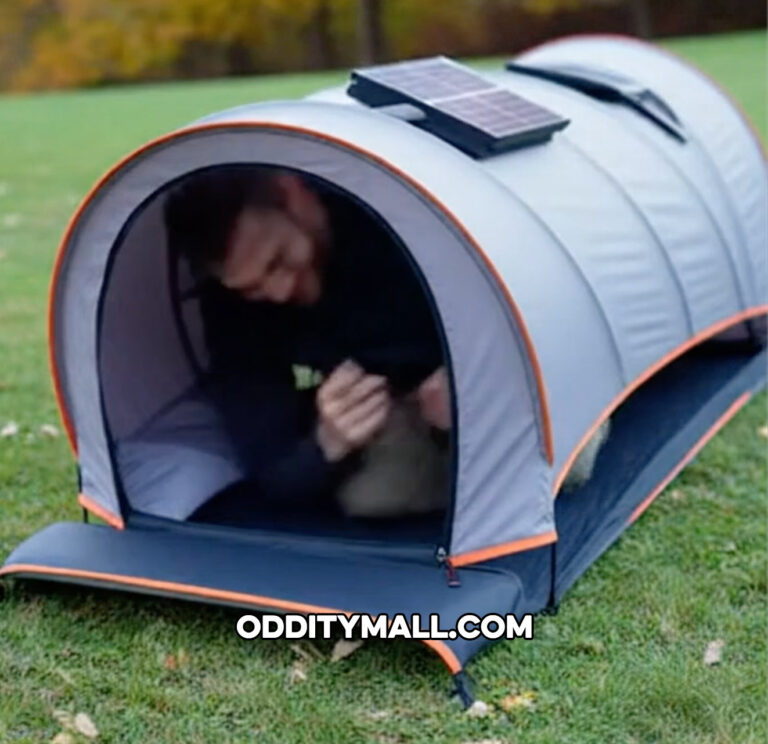 The Backpack Bed: A Backpack That Turns Into a Bed With Solar Panels